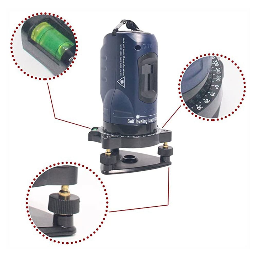 Tovia 360 Degree Self Leveling Laser Transit Level Kit with Tripod ...
